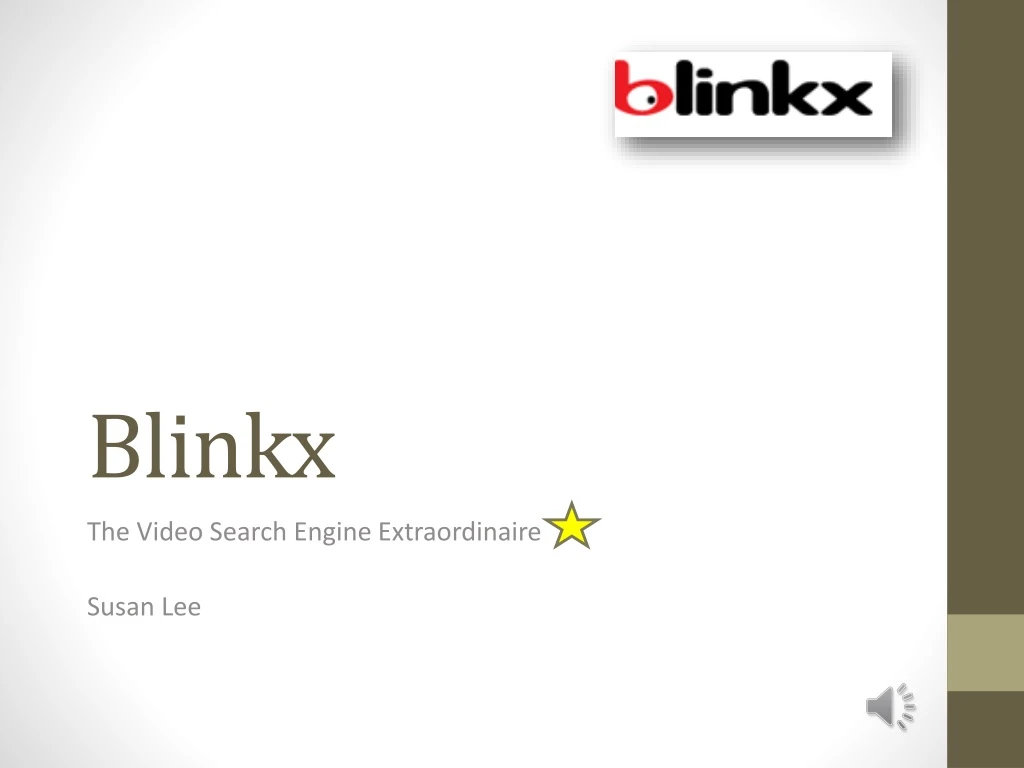 PPT - Blinkx PowerPoint Presentation, free download - ID:8950260