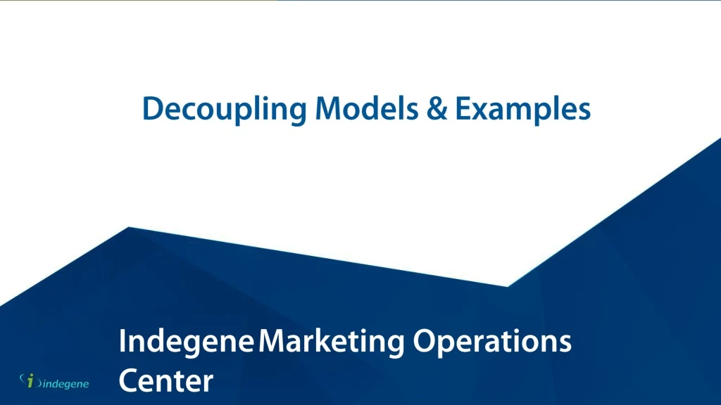PPT - Decoupling Models & Examples PowerPoint Presentation, free ...