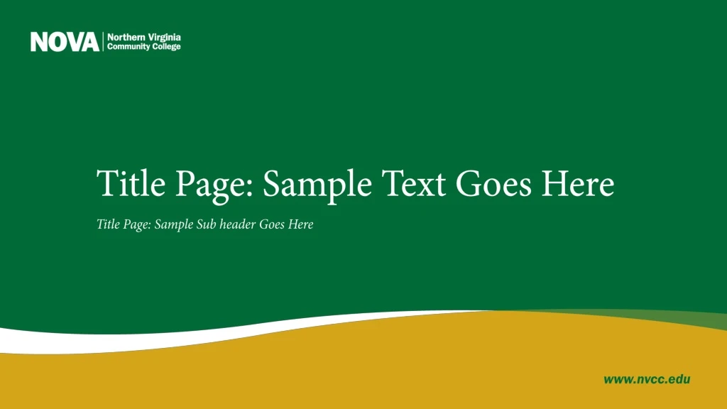 PPT - Title Page: Sample Text Goes Here PowerPoint Presentation, free ...