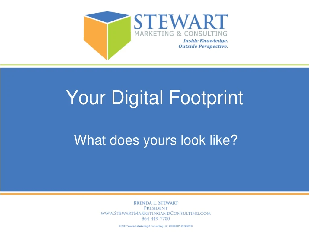 PPT - Your Digital Footprint PowerPoint Presentation, free download ...