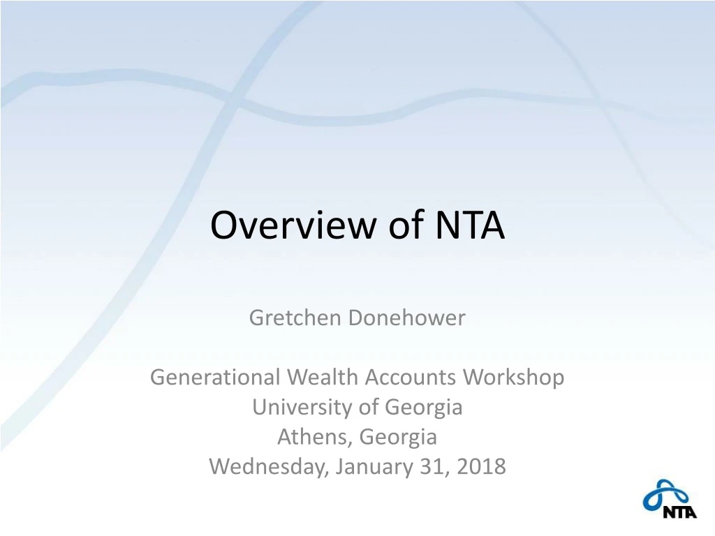 PPT - Overview of NTA PowerPoint Presentation, free download - ID:8955268