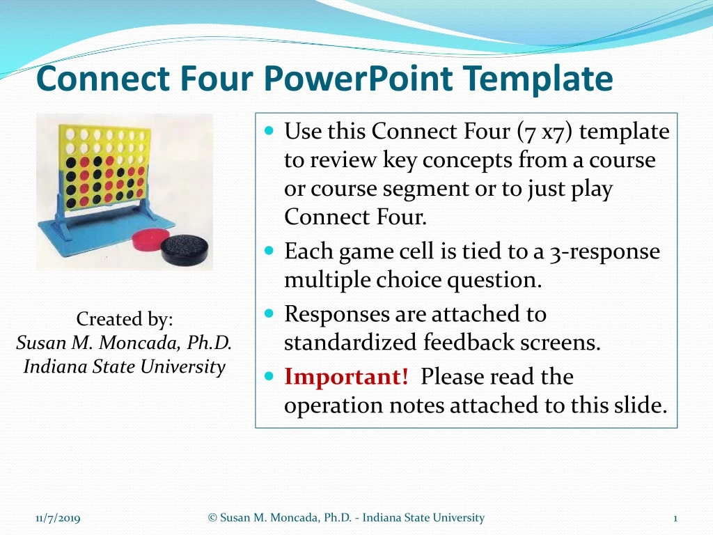 PPT - Connect Four PowerPoint Template PowerPoint Presentation, free ... PPT - Connect Four PowerPoint Template PowerPoint Presentation, free ...
