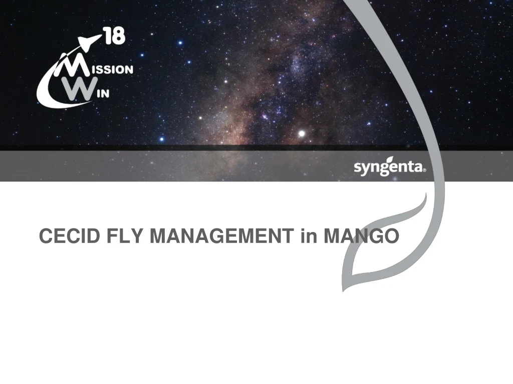 Ppt Cecid Fly Management In Mango Powerpoint Presentation Free Download Id8957860