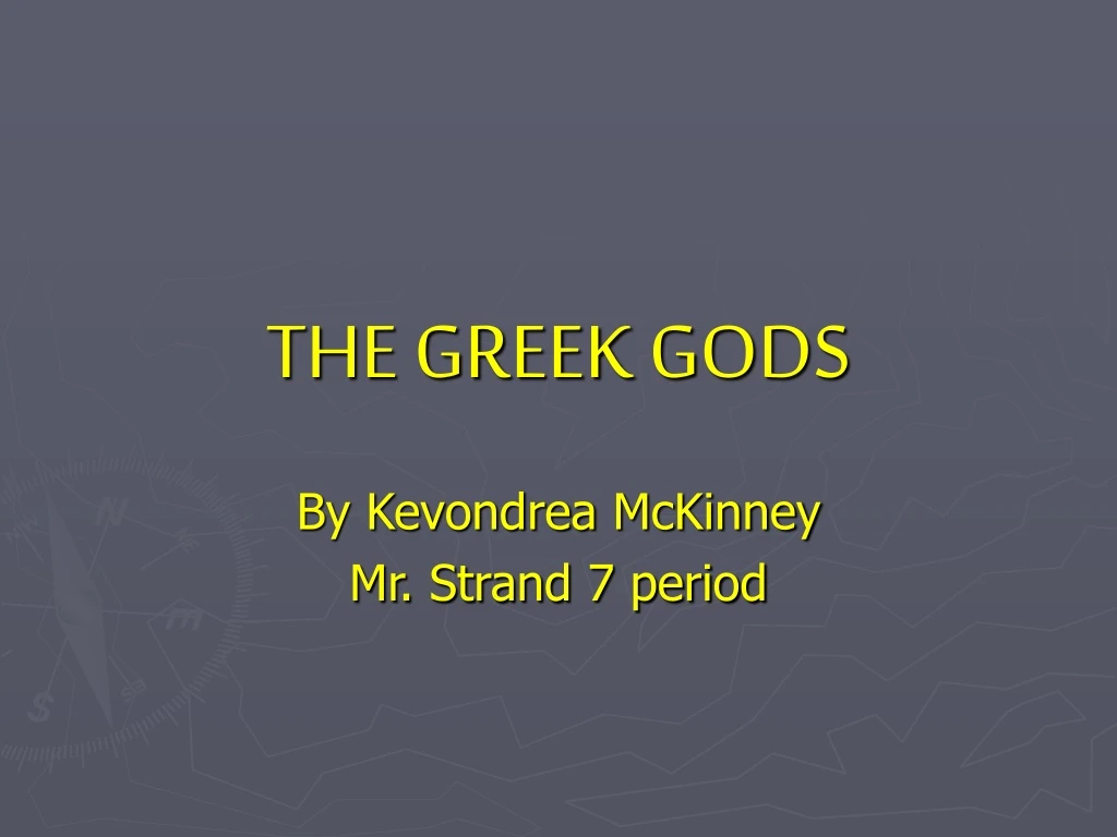 PPT - THE GREEK GODS PowerPoint Presentation, free download - ID:8958867