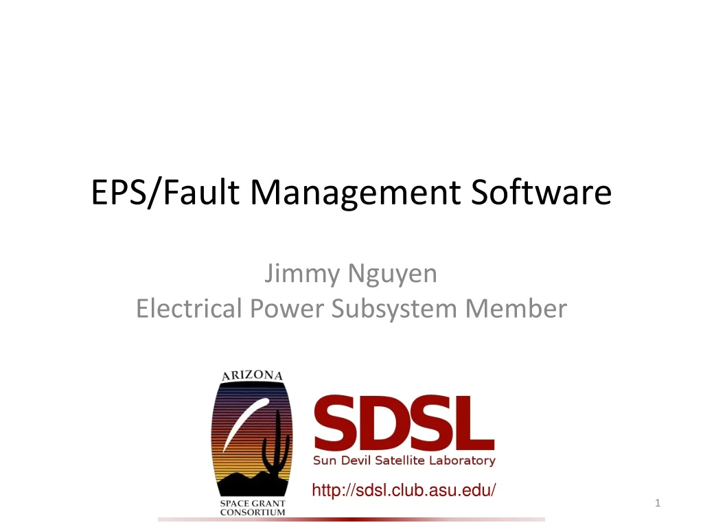 PPT - EPS/Fault Management Software PowerPoint Presentation, free download - ID:8959923