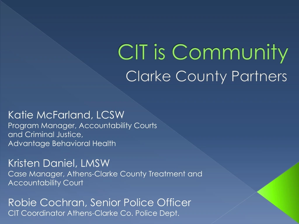 PPT - CIT is Community PowerPoint Presentation, free download - ID:8963121