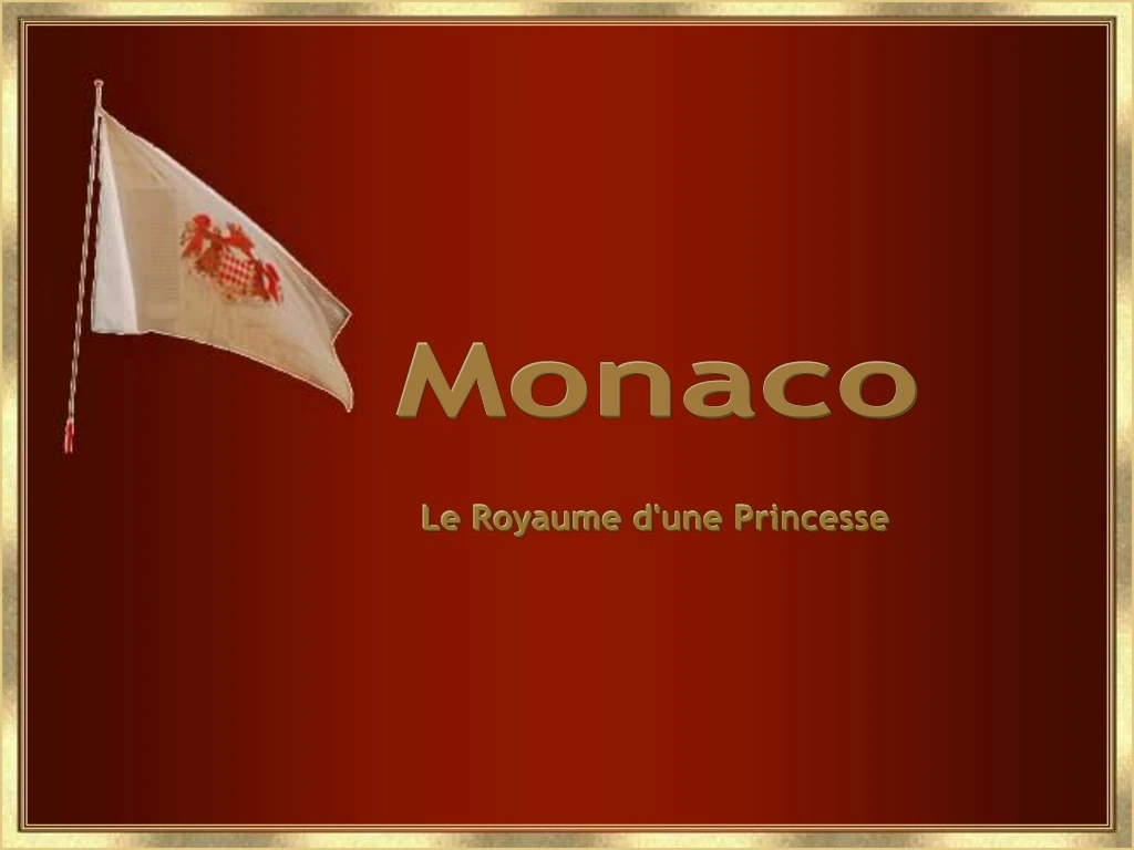 PPT - Monaco PowerPoint Presentation, free download - ID:8963464