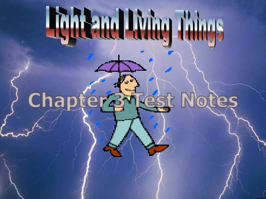 PPT - Light and Living Things PowerPoint Presentation, free download ...