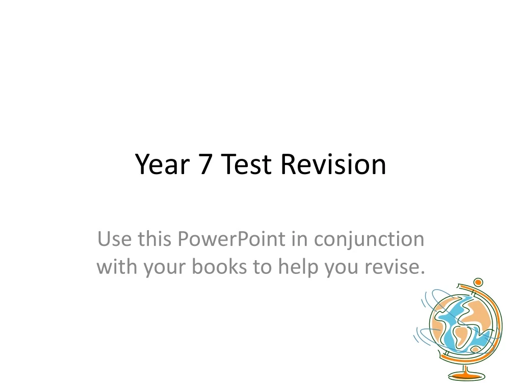 PPT - Year 7 Test Revision PowerPoint Presentation, free download - ID ...