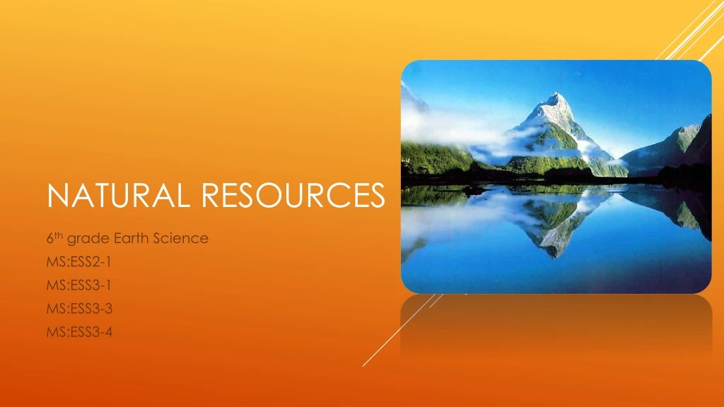 PPT - NATURAL RESOURCES PowerPoint Presentation, free download - ID:8966922