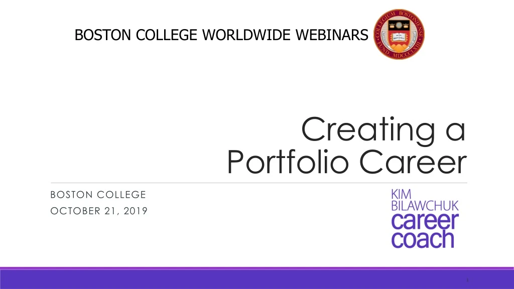 PPT - Creating a Portfolio Career PowerPoint Presentation, free ...