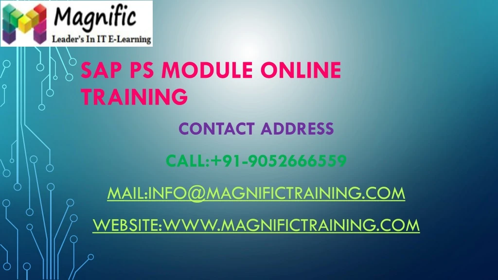 PPT - sap ps module online training PowerPoint Presentation, free ...