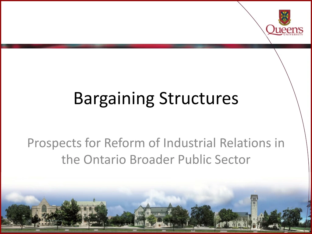 PPT - Bargaining Structures PowerPoint Presentation, free download - ID ...
