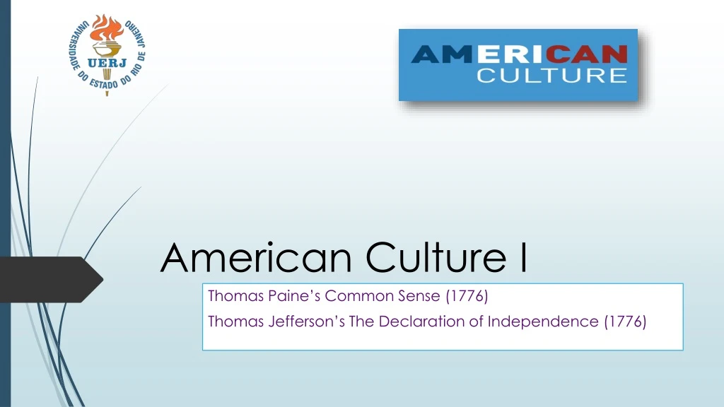 PPT - American Culture I PowerPoint Presentation, free download - ID ...