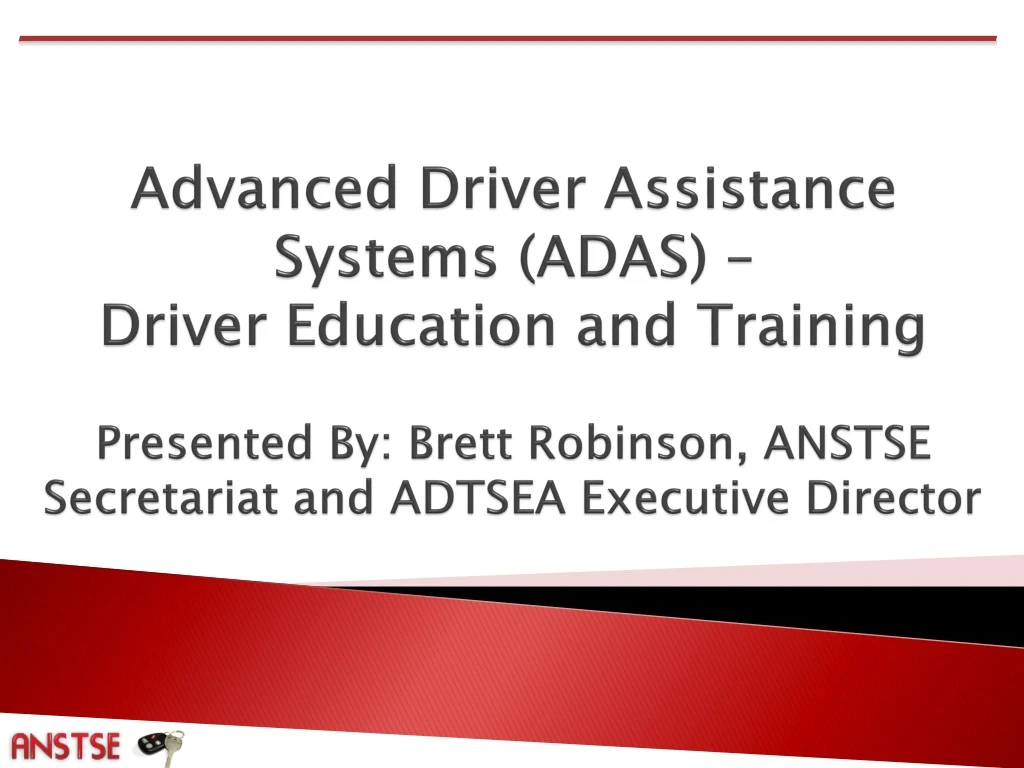 PPT - Implications of ADAS and the Driver PowerPoint Presentation, free ...