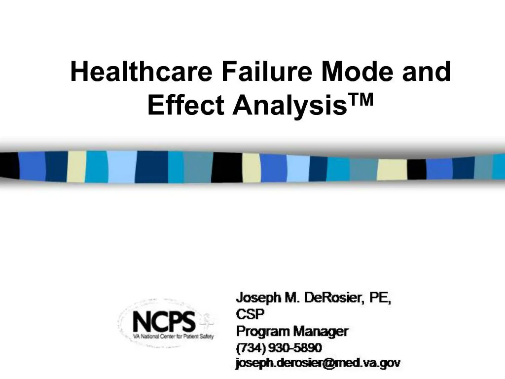 PPT - Healthcare Failure Mode and Effect AnalysisTM PowerPoint ...