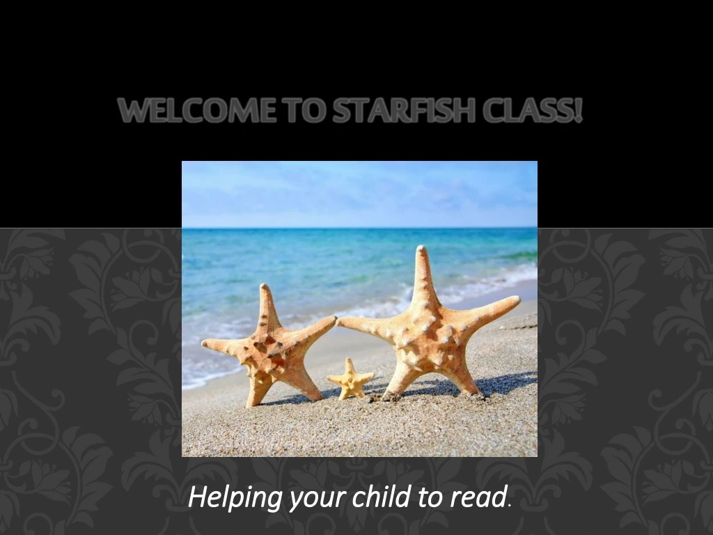 PPT - Welcome to Starfish class! PowerPoint Presentation, free download ...