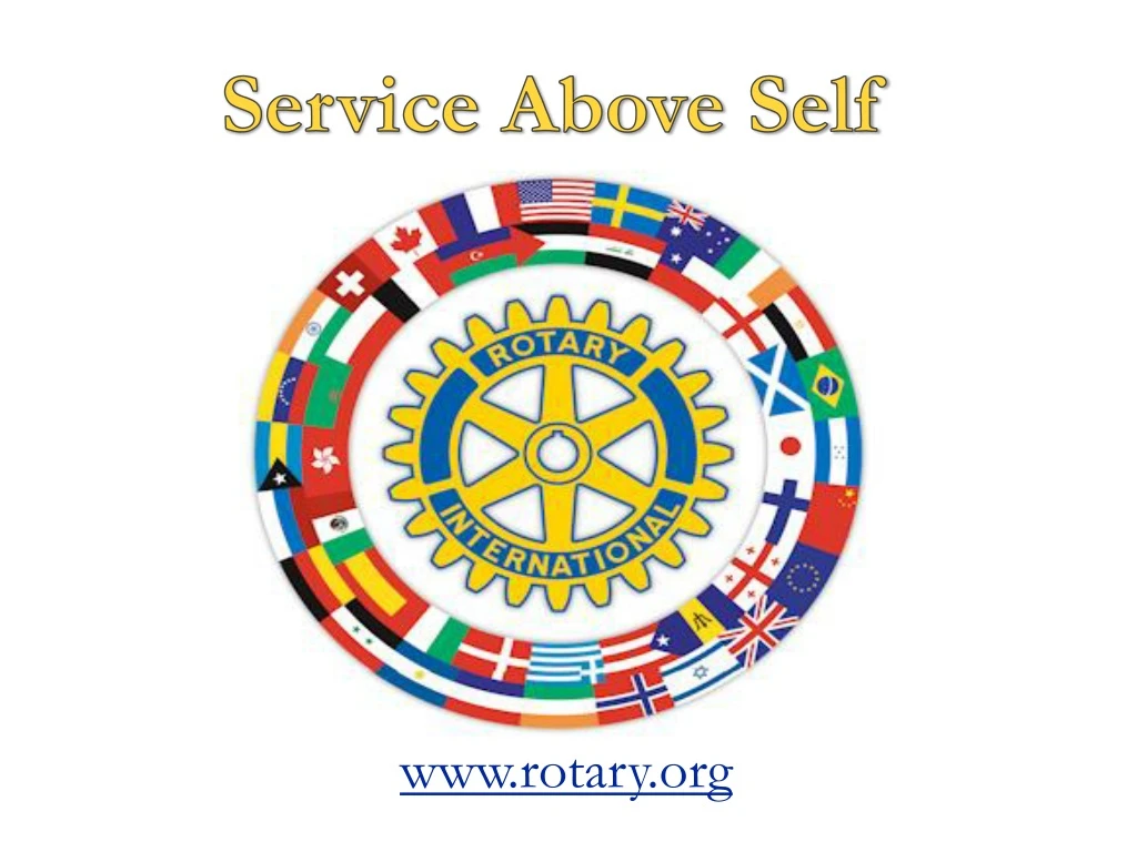 PPT - Service Above Self PowerPoint Presentation, free download - ID ...