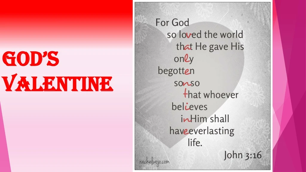 PPT - god’s valentine PowerPoint Presentation, free download - ID:8980998