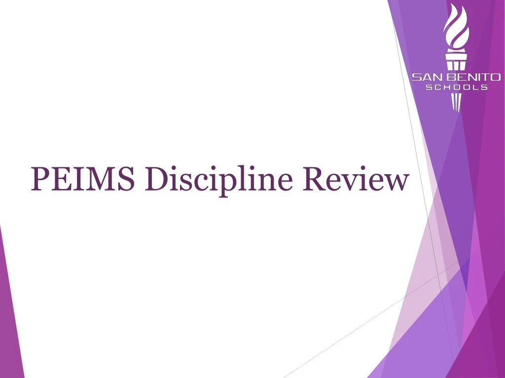 PPT - PEIMS Discipline Review PowerPoint Presentation, free download ...