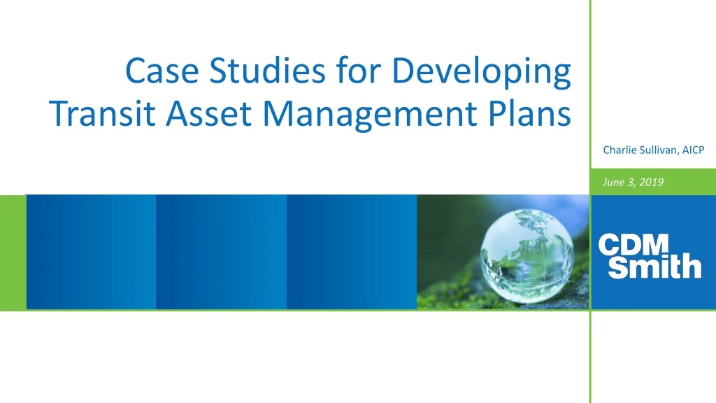 PPT - Case Studies for Developing Transit Asset Management Plans ...