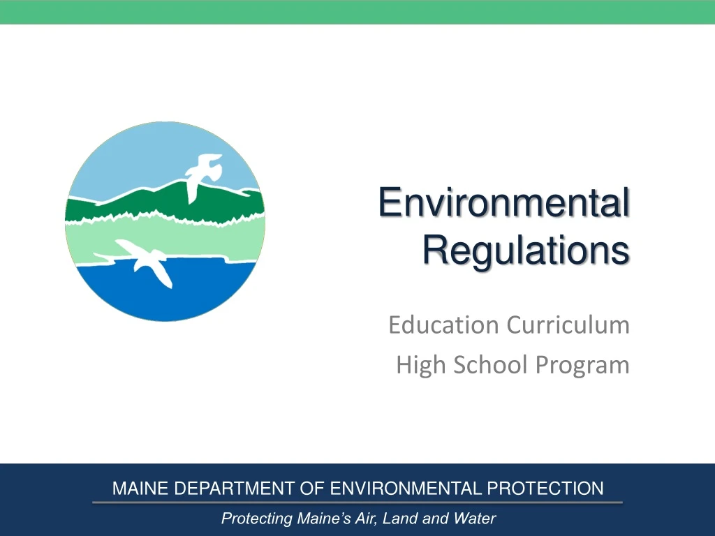 PPT - Environmental Regulations PowerPoint Presentation, free download ...