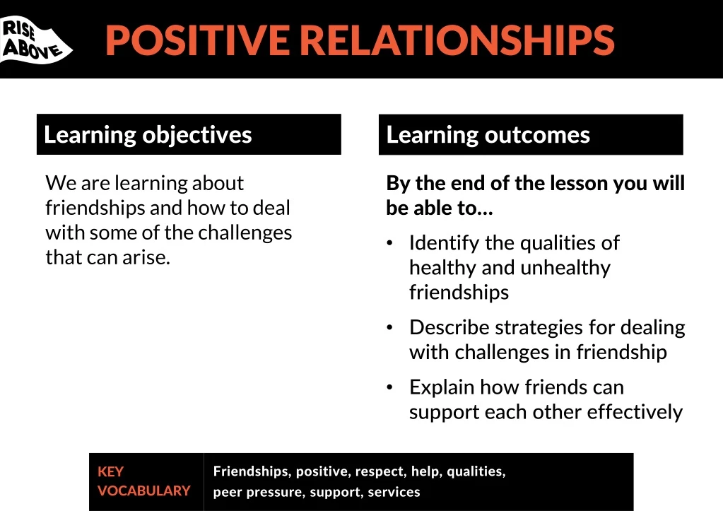 PPT - POSITIVE RELATIONSHIPS PowerPoint Presentation, free download ...