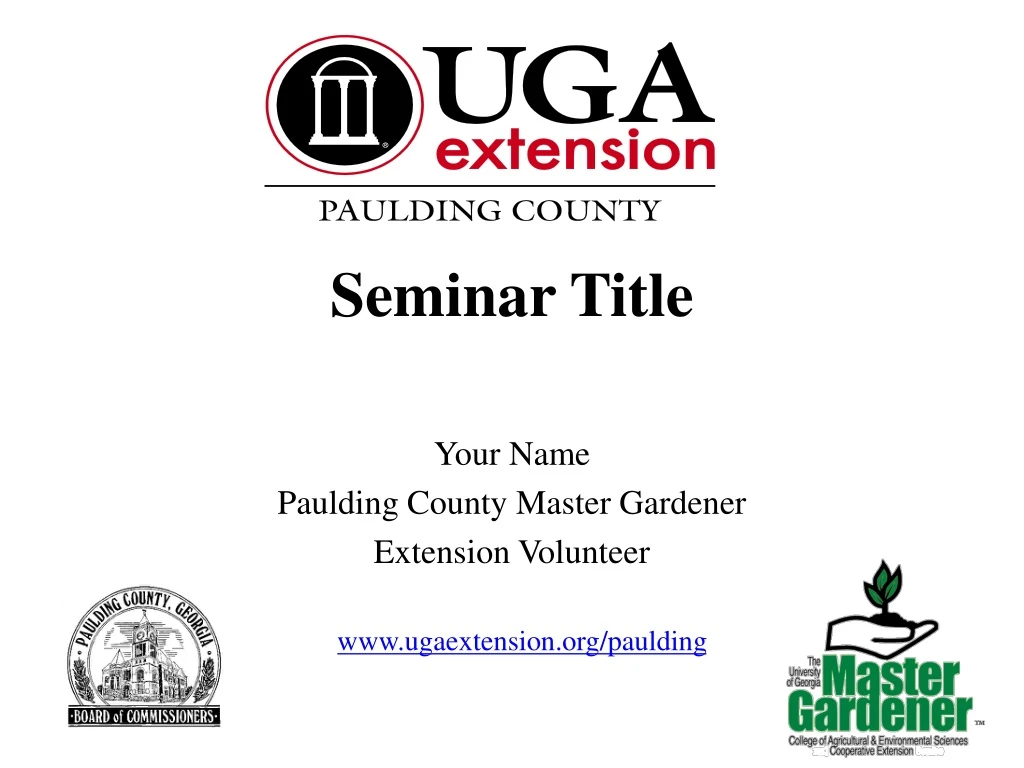 PPT - Seminar Title PowerPoint Presentation, free download - ID:8991325