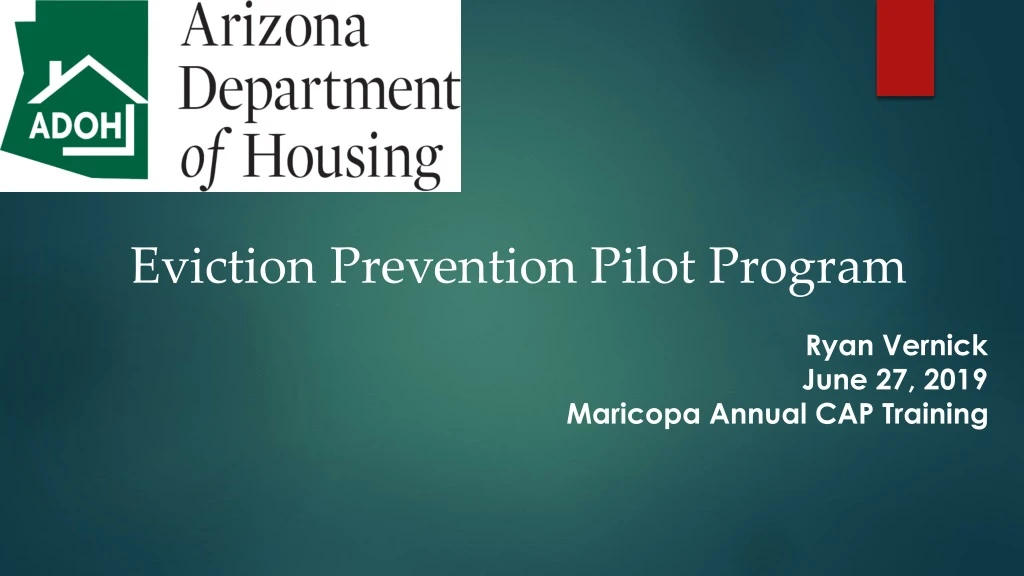 PPT - Eviction Prevention Pilot Program PowerPoint Presentation, free ...