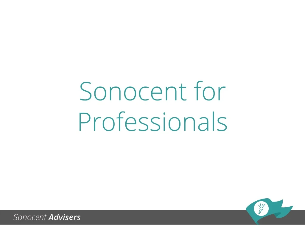 PPT - Sonocent for Professionals PowerPoint Presentation, free download ...