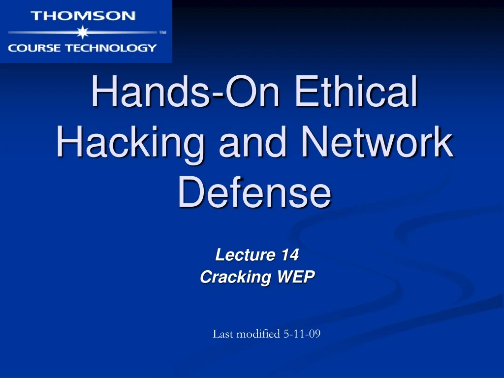 PPT - Hands-On Ethical Hacking and Network Defense PowerPoint ...