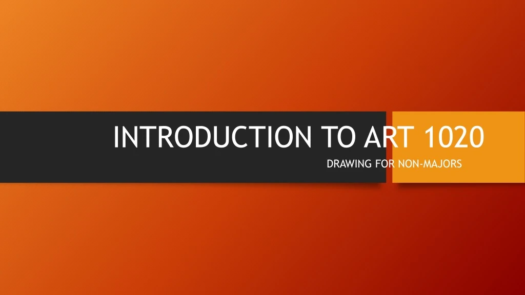 PPT - INTRODUCTION TO ART 1020 PowerPoint Presentation, free download ...