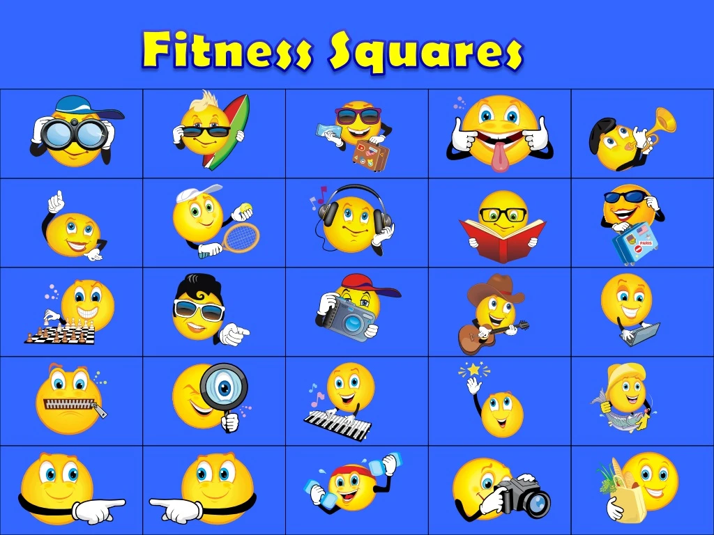PPT - Fitness Squares PowerPoint Presentation, free download - ID:9005707