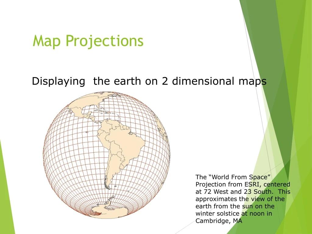 PPT - Map Projections PowerPoint Presentation, free download - ID:9013411