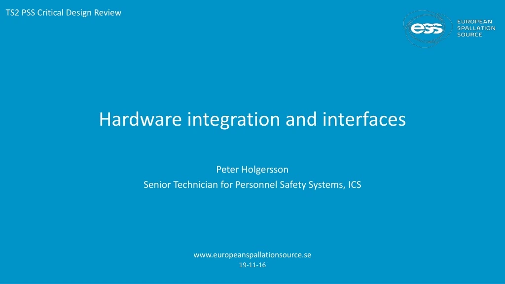 PPT - Hardware integration and interfaces PowerPoint Presentation, free ...