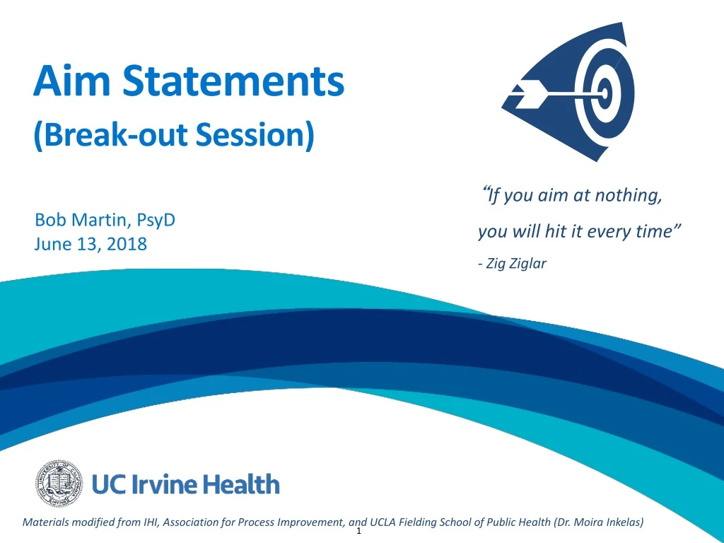PPT - Aim Statements (Break-out Session) PowerPoint Presentation, free ...