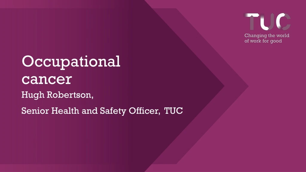 PPT - Occupational cancer PowerPoint Presentation, free download - ID ...