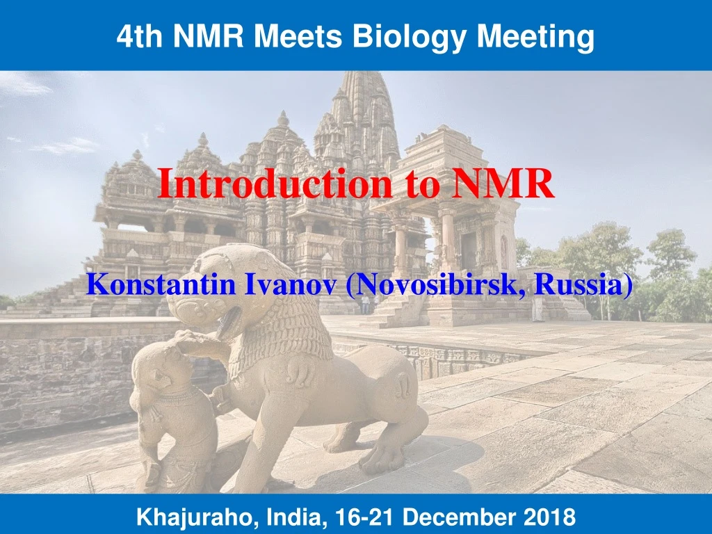 PPT - Introduction to NMR PowerPoint Presentation, free download - ID ...