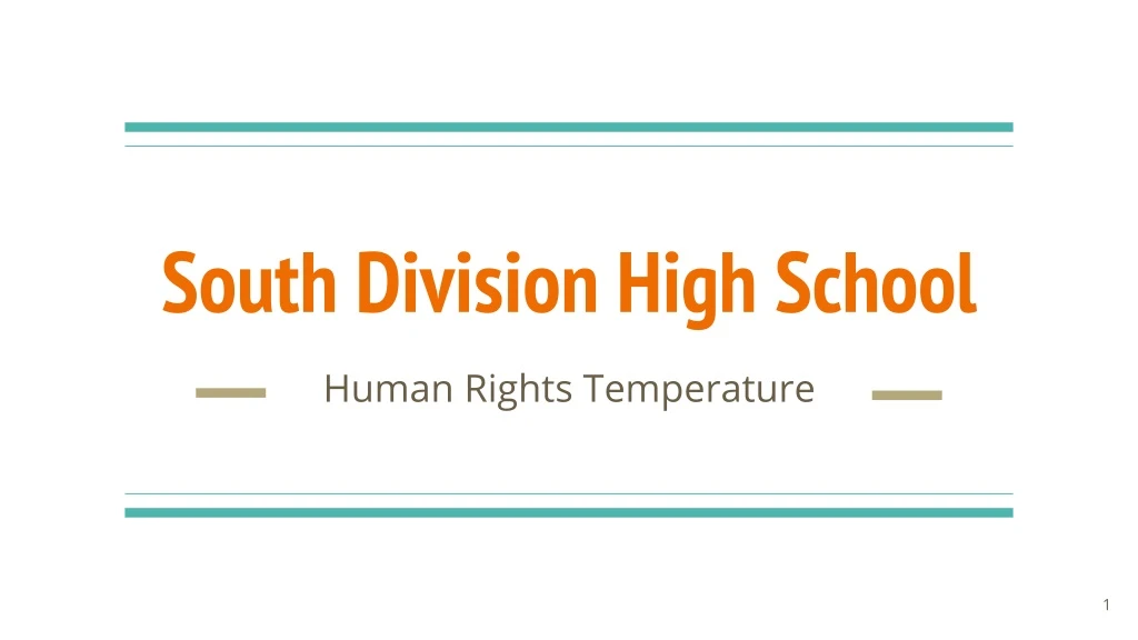PPT - South Division High School PowerPoint Presentation, free download ...