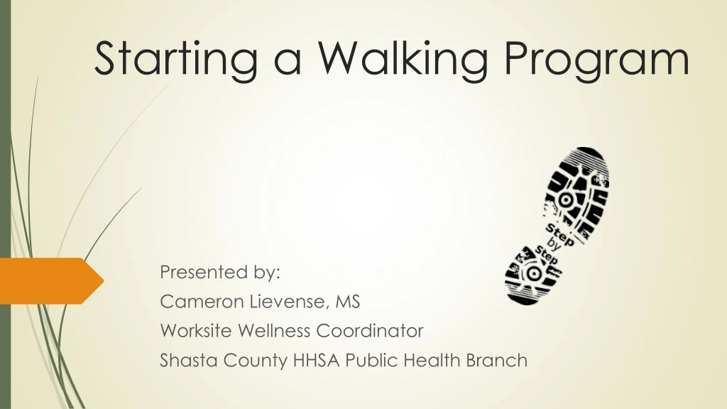 PPT - Starting a Walking Program PowerPoint Presentation, free download ...