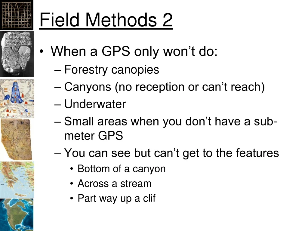 PPT - Field Methods 2 PowerPoint Presentation, free download - ID:9020704