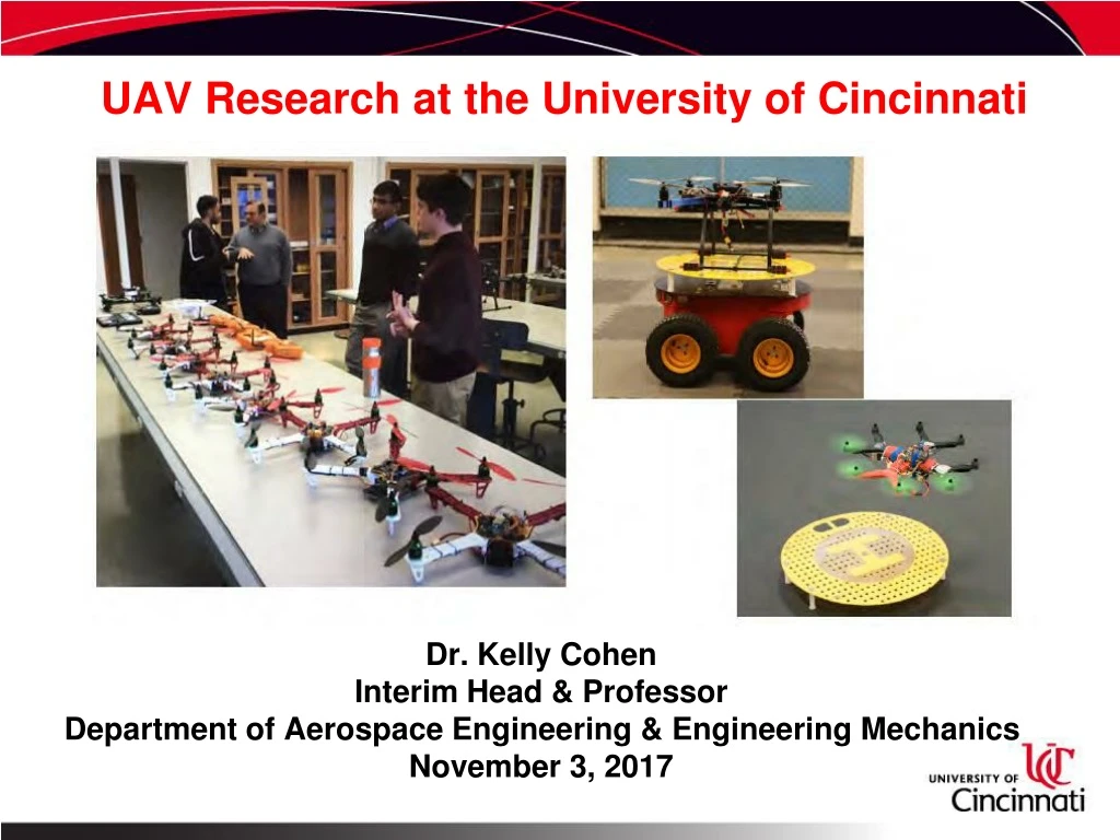 PPT - UAV Research at the University of Cincinnati PowerPoint ...