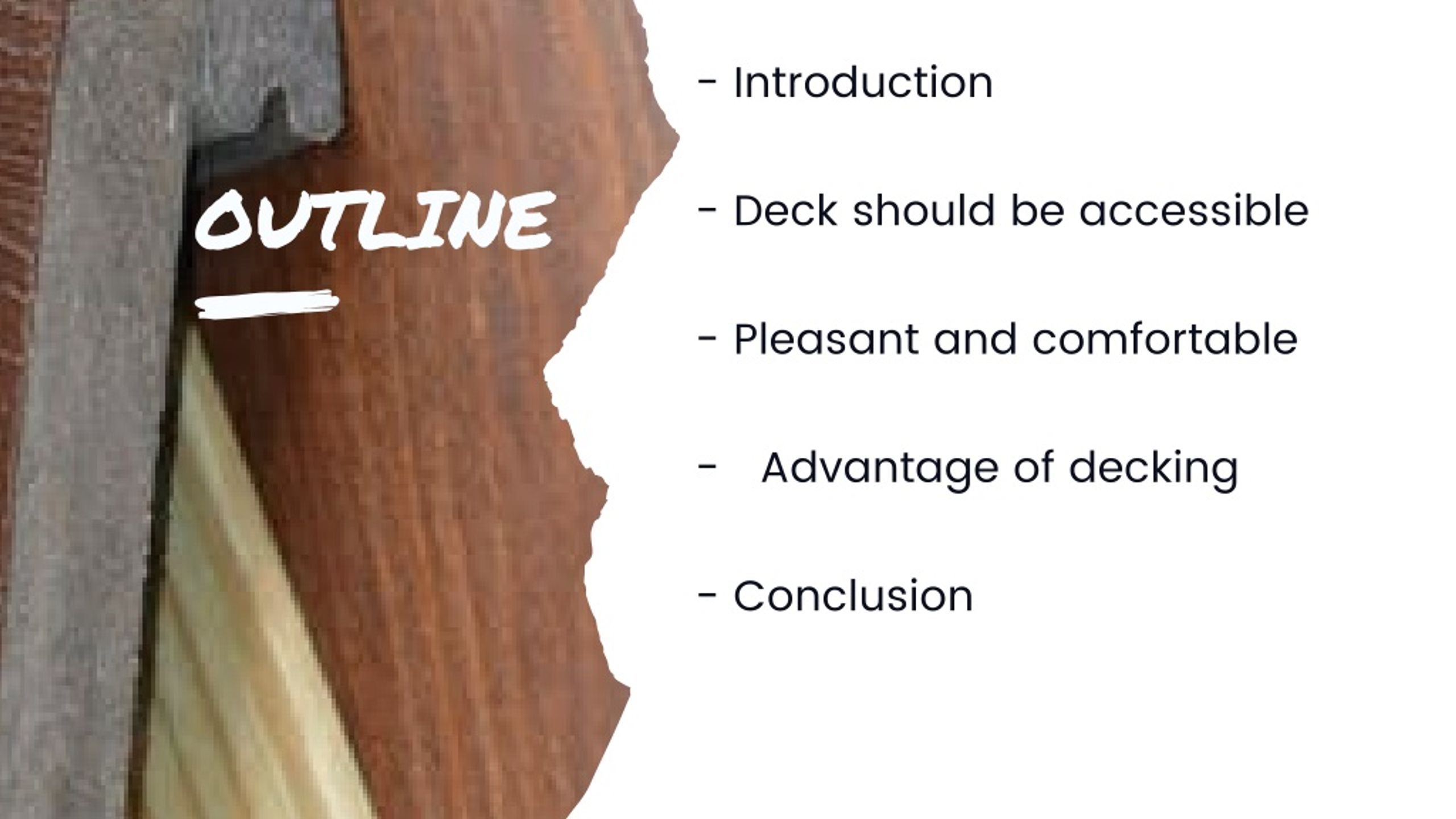 PPT - Principles of designing a deck PowerPoint Presentation, free ...