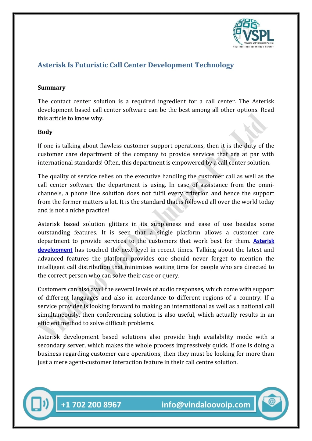 PPT - Asterisk Is Futuristic Call Center Development Technology ... PPT - Asterisk Is Futuristic Call Center Development Technology ...