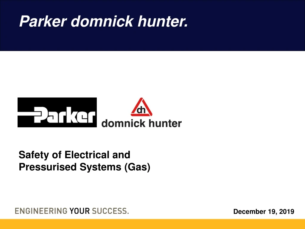PPT - Parker domnick hunter. PowerPoint Presentation, free download ...