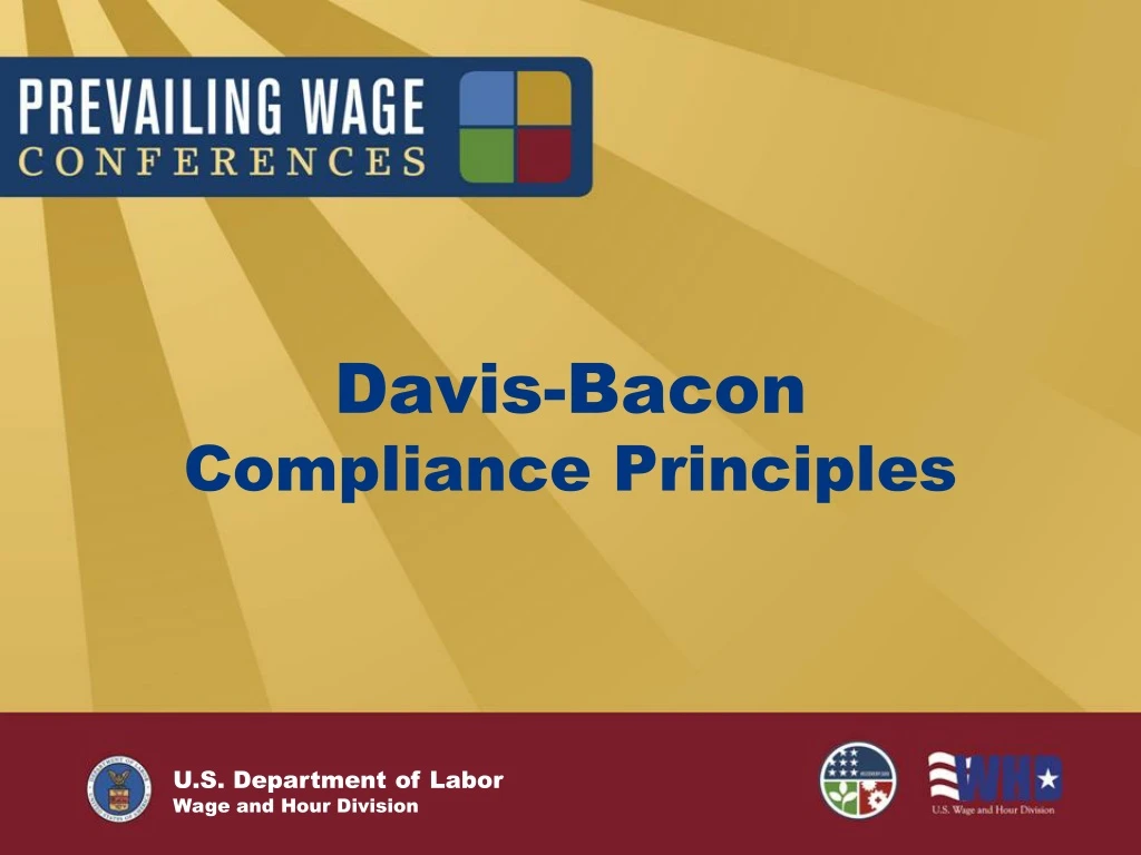 PPT - Davis-Bacon Compliance Principles PowerPoint Presentation, free ...