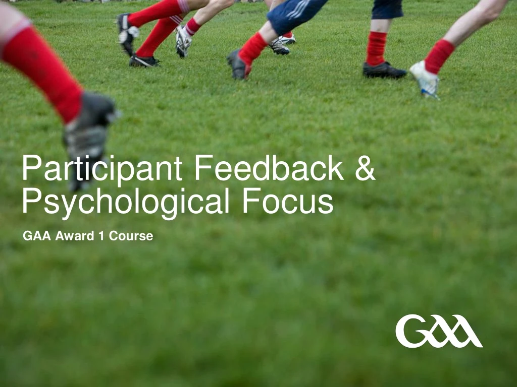 PPT - Participant Feedback & Psychological Focus PowerPoint ...