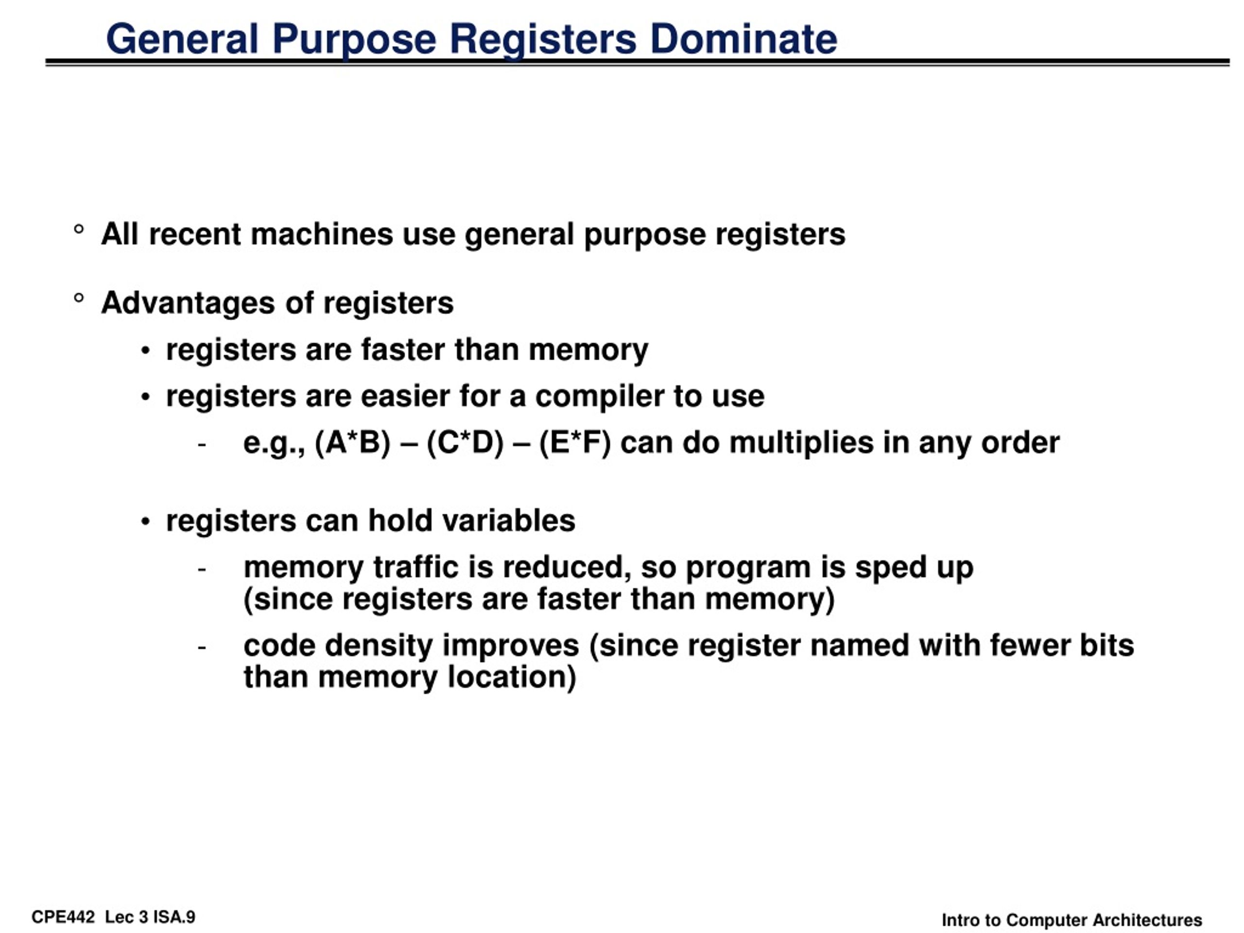 PPT - Instruction Set Architecture and Design Principles PowerPoint ...