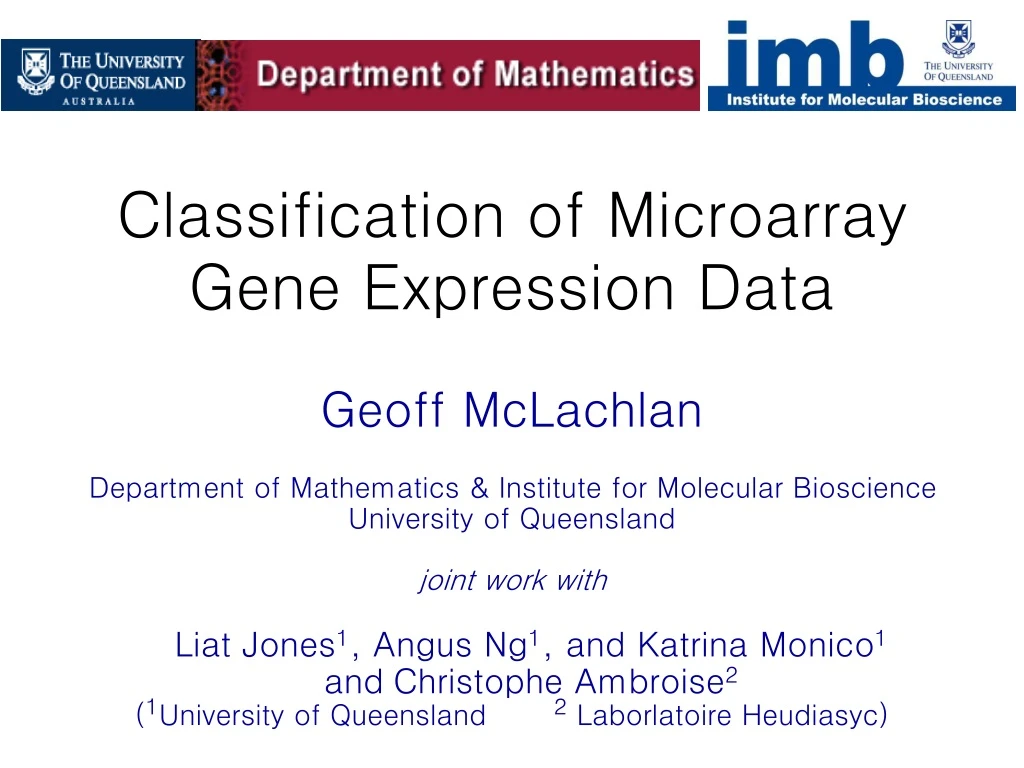 Ppt Classification Of Microarray Gene Expression Data Powerpoint 4972