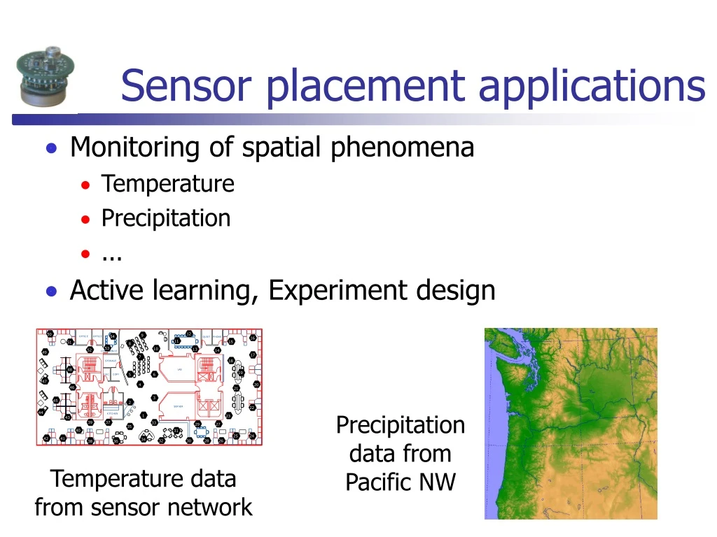 PPT - Sensor placement applications PowerPoint Presentation, free ...